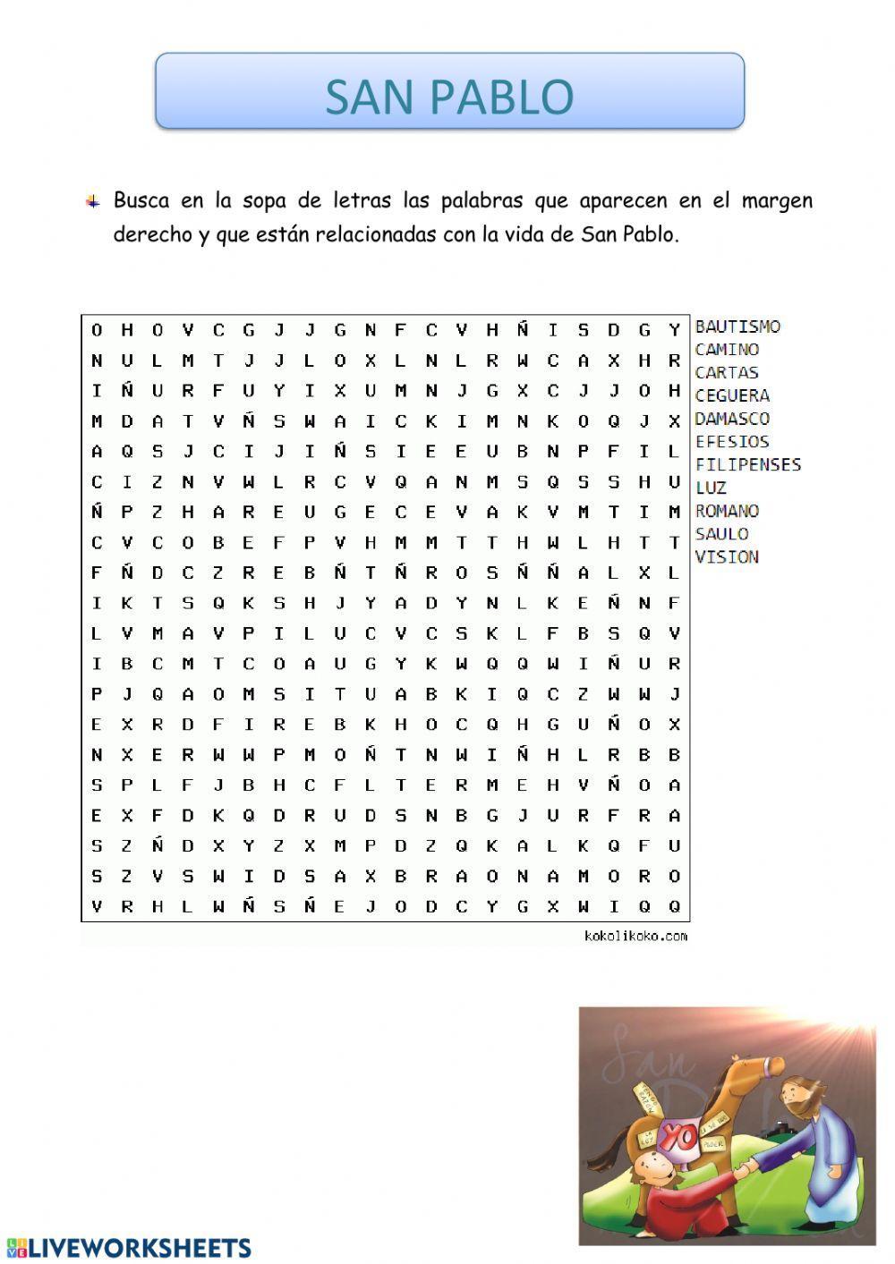 San Pablo | Free Interactive Worksheets | 159807