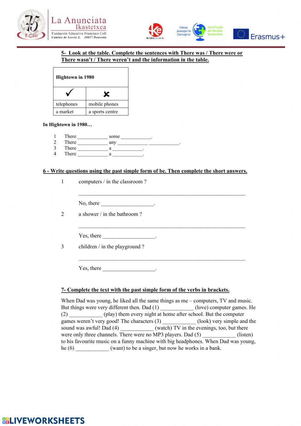 unit 7 test worksheet | Live Worksheets