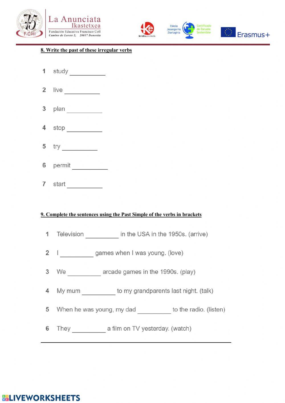 unit 7 test worksheet | Live Worksheets