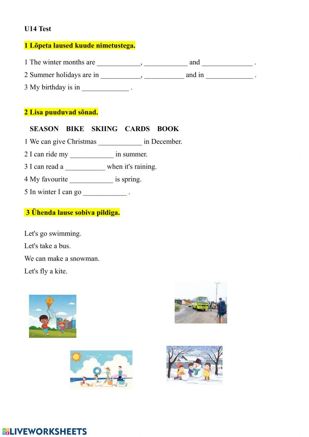 ILE Unit 14 For… | Free Interactive Worksheets | 162736