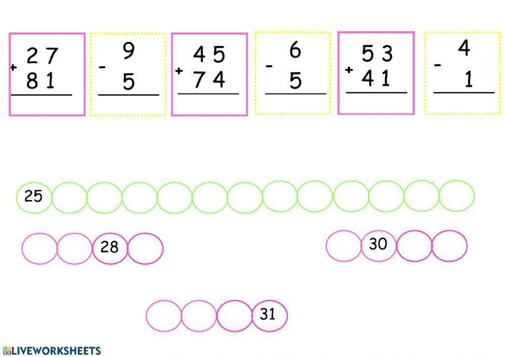 sumas vertical | vzmireya | Live Worksheets