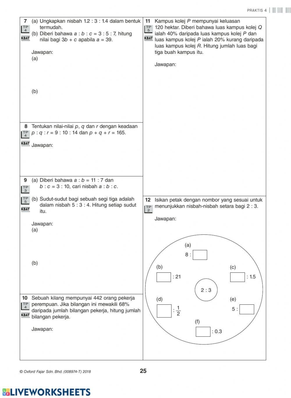 Bab 5 : ungkapa… | Free Interactive Worksheets | 5604770
