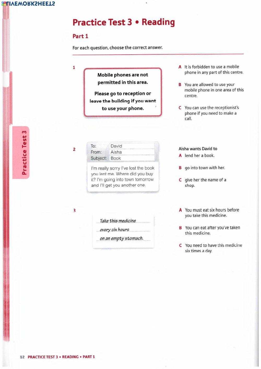 5604533 | PET - Test 3 OXT R-UE | Paul | LiveWorksheets