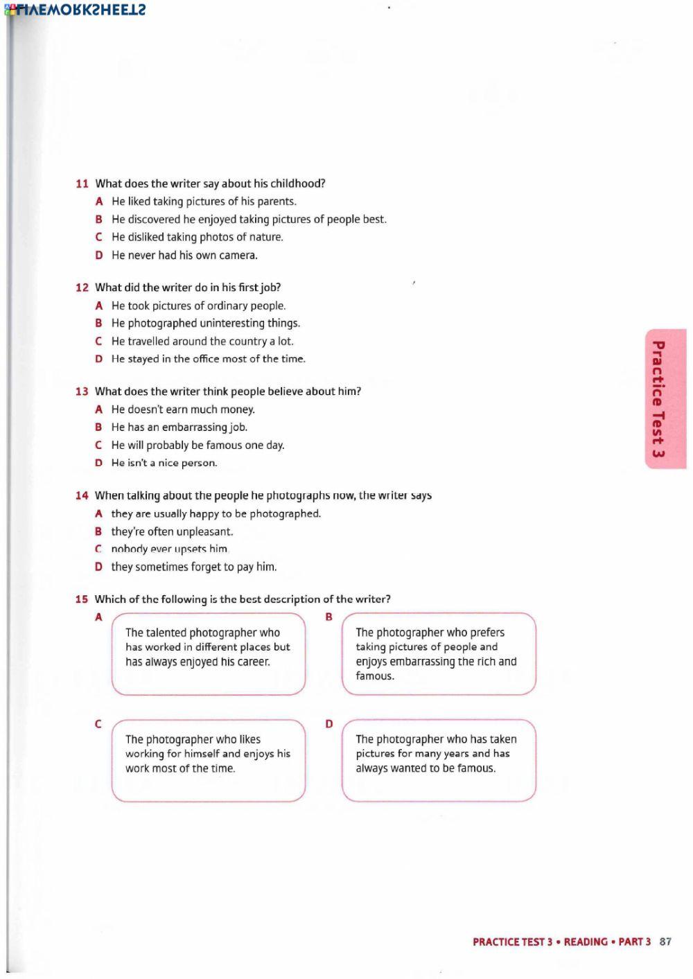 5604533 | PET - Test 3 OXT R-UE | Paul | LiveWorksheets