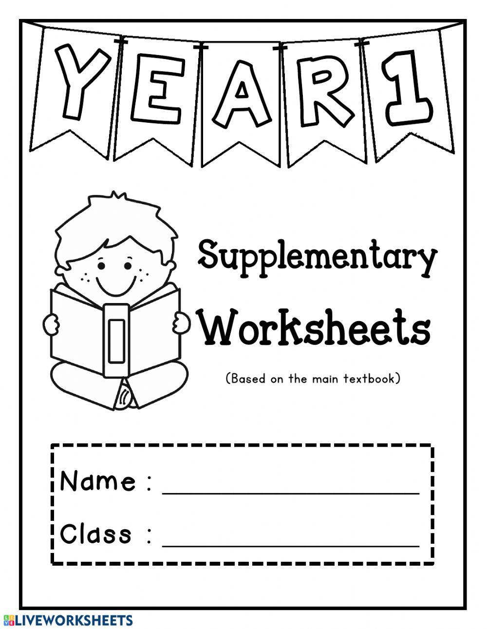 Year 1 Supplementary Worksheets 5606328 | SITI NUR