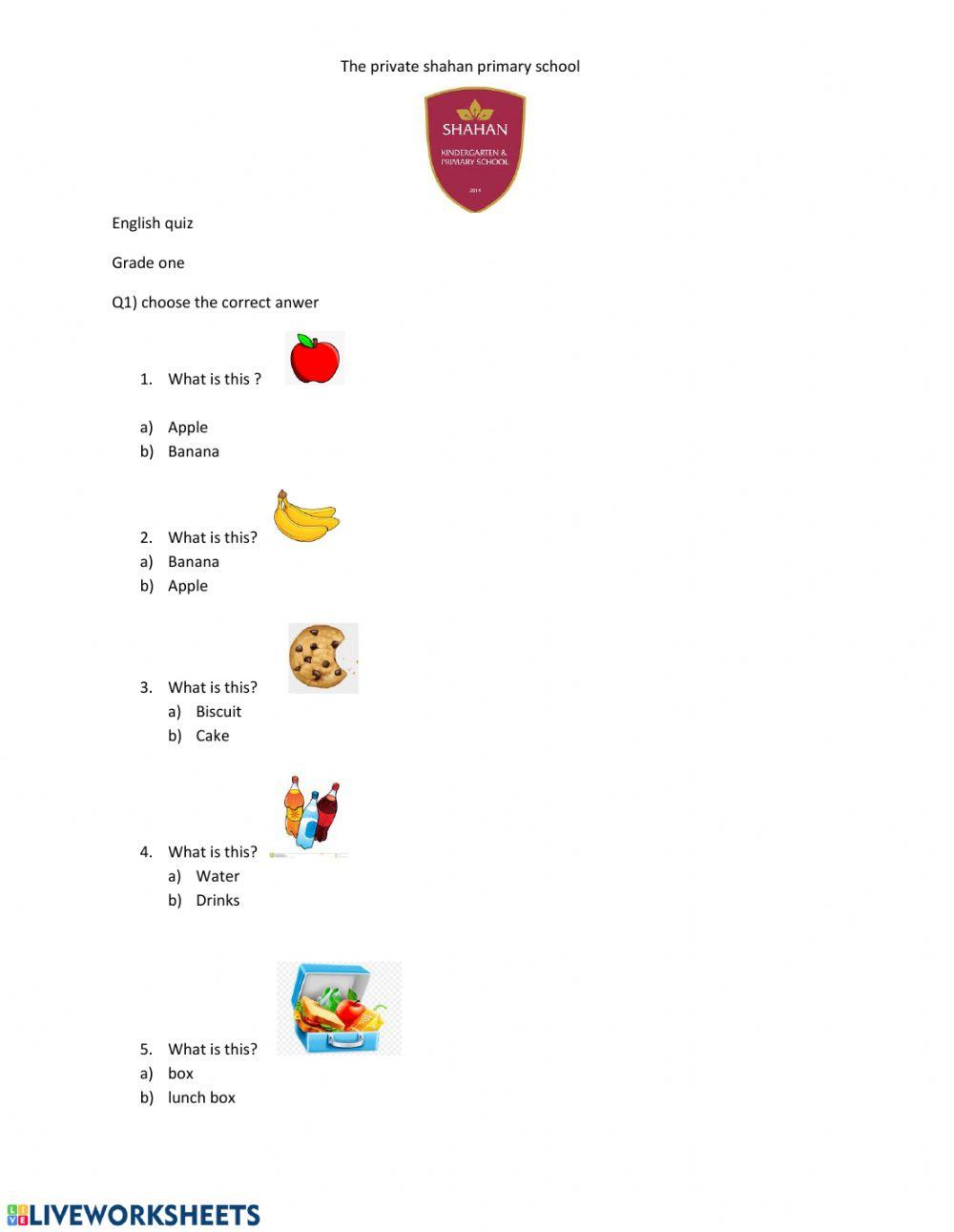 164764 | English quiz | nissan | LiveWorksheets