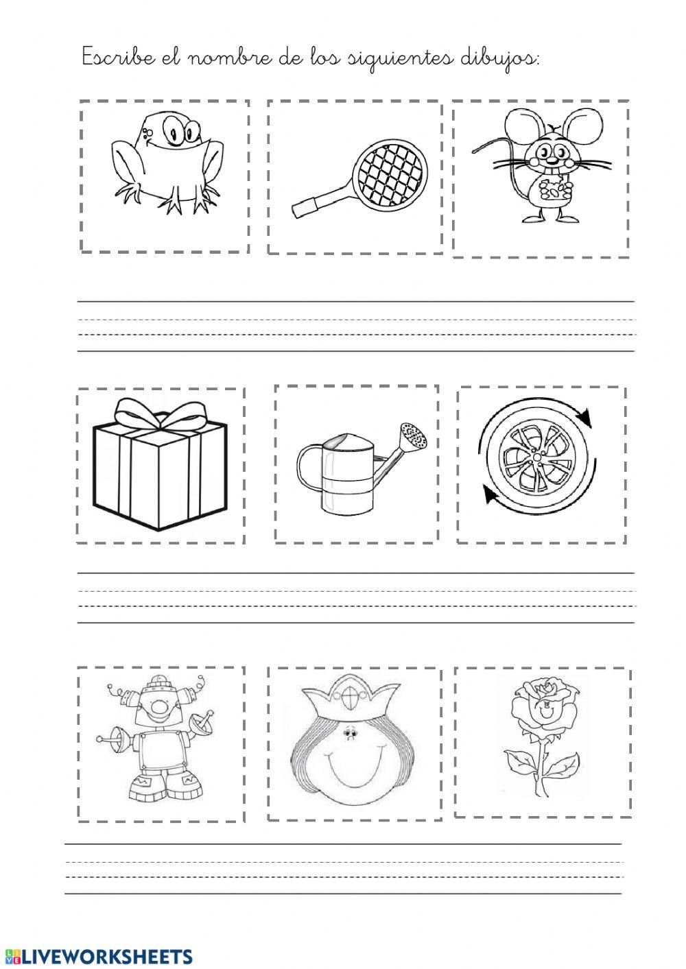 Palabras con r activity | Live Worksheets