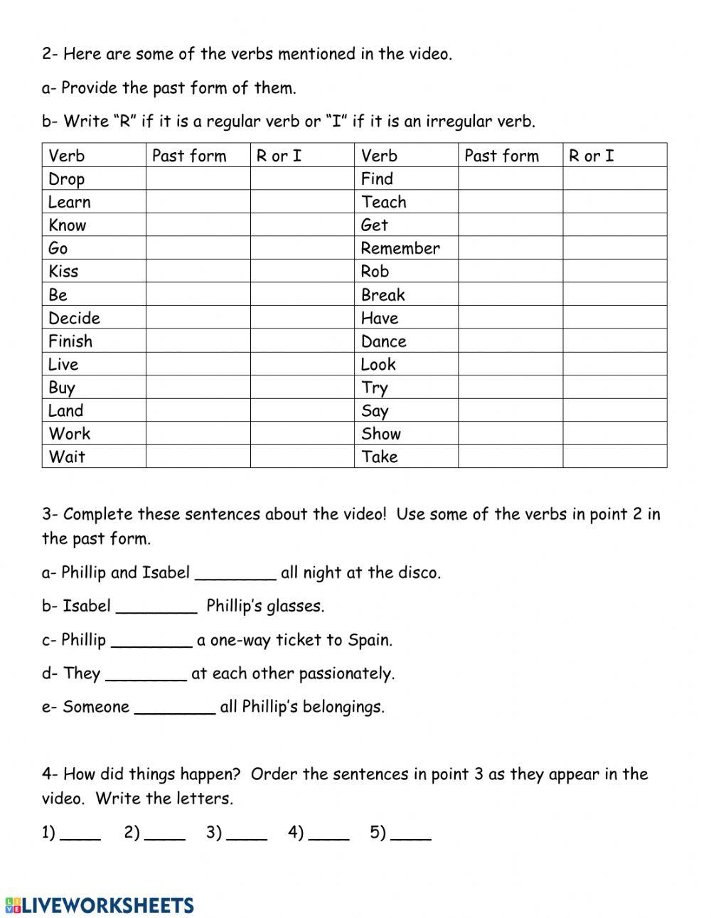 How we met! worksheet | Live Worksheets