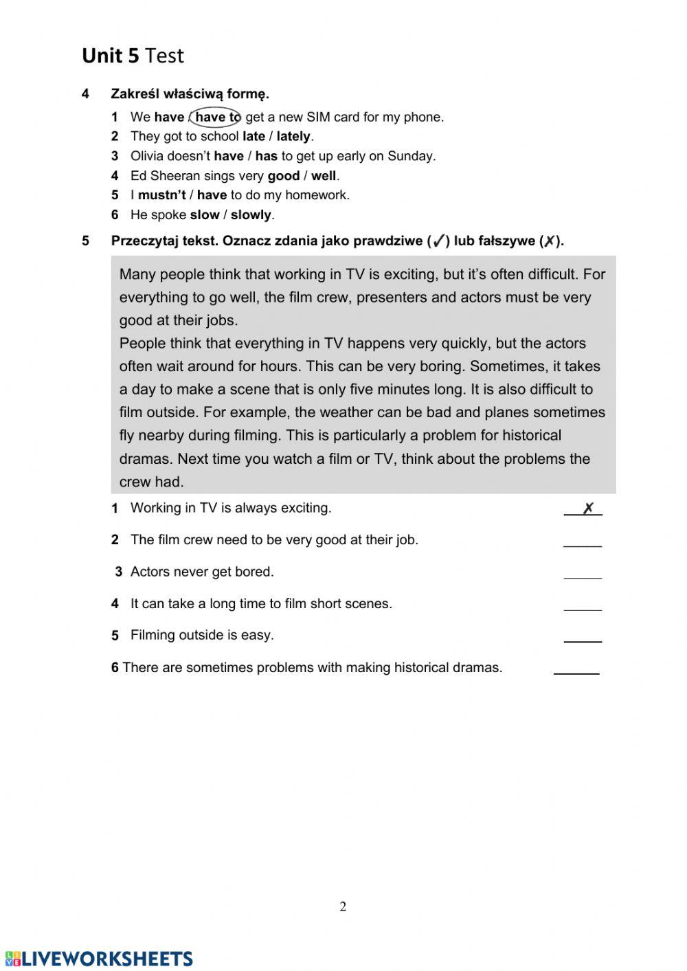 Test Unit 5 Steps Plus 6 5609987 | Magdalena