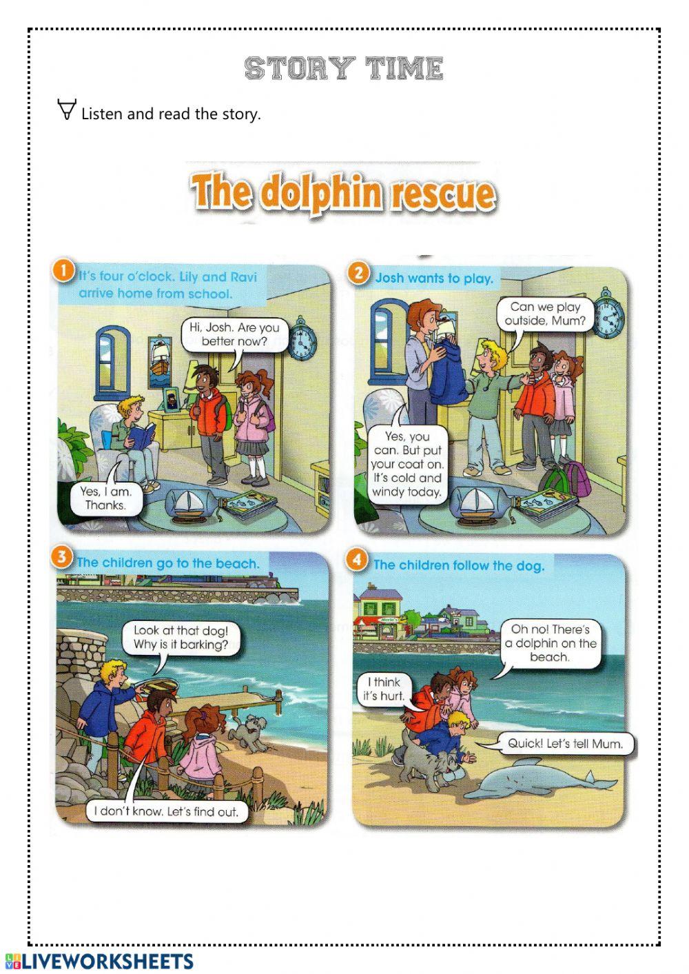 Reading online exercise for elementary | Live Worksheets