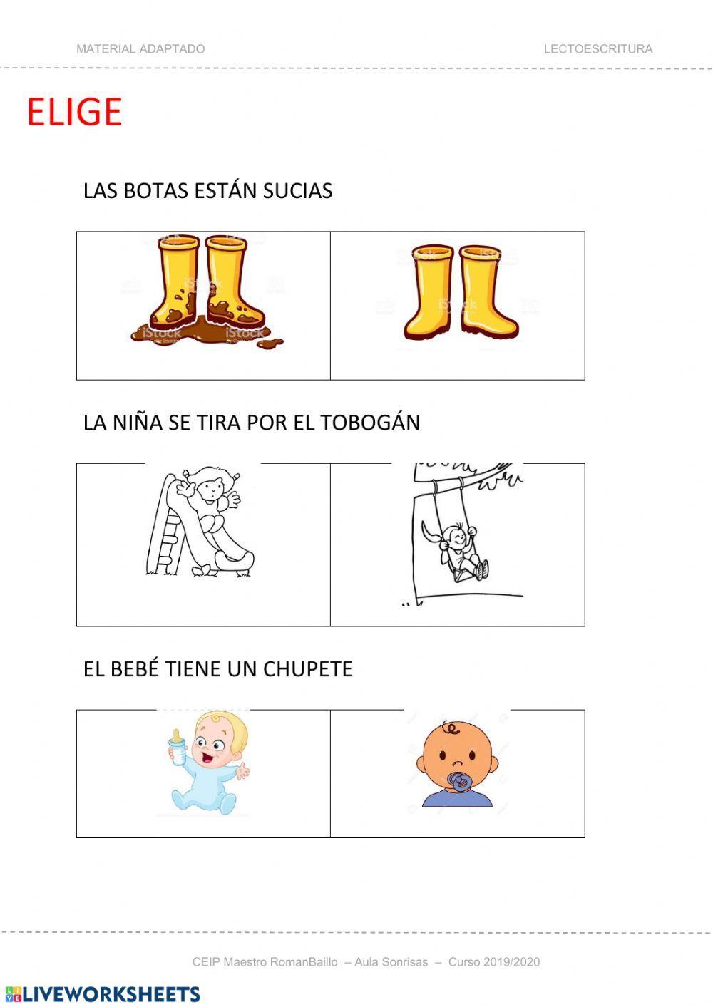 Lengua teach 17 worksheet | Live Worksheets