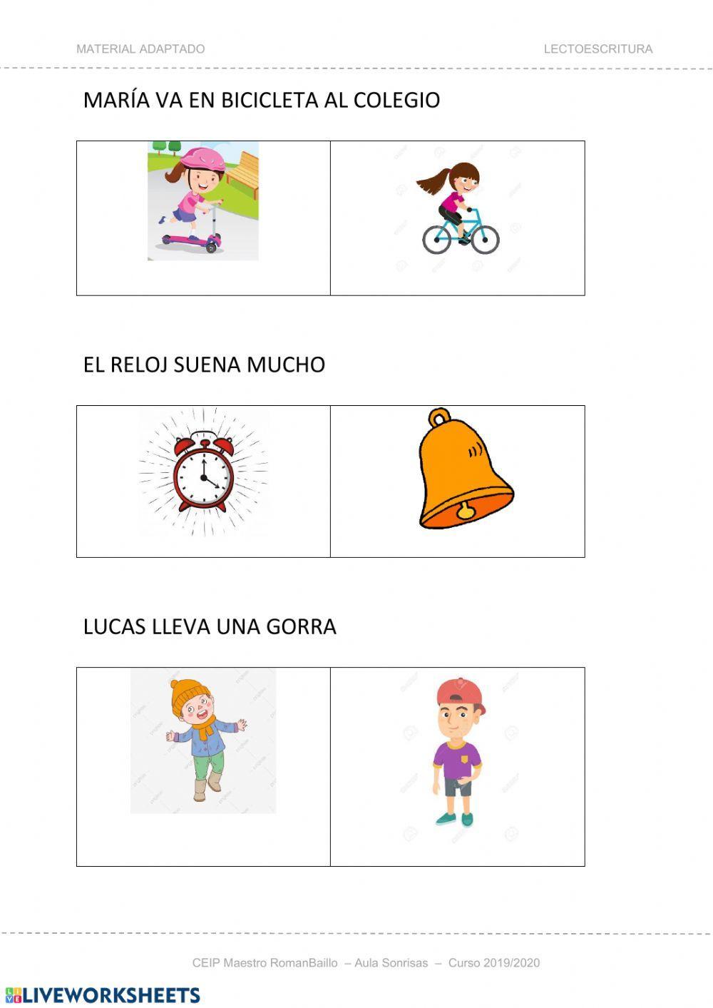Lengua teach 17 worksheet | Live Worksheets