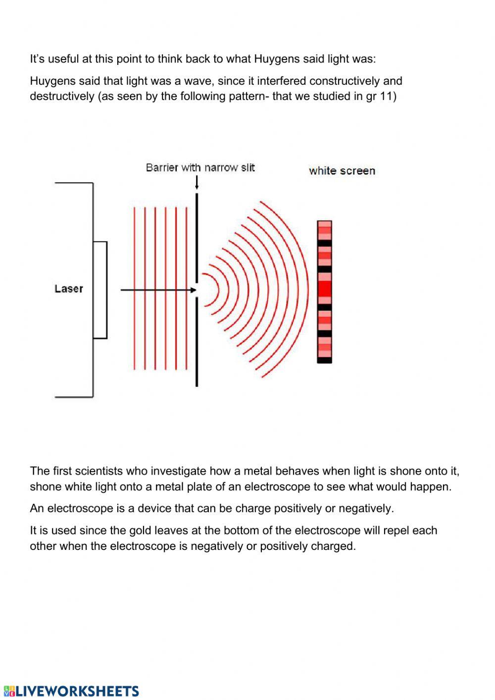 Photoelectric effect 1 167954 | Miss Badenhorst | Live