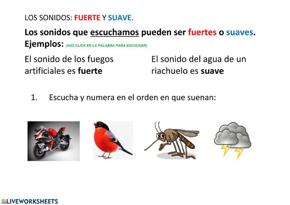 Ejemplos De Sonidos Suaves