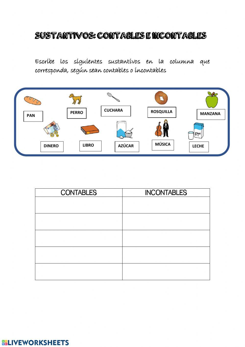 5616383 | SUSTANTIVOS CONTABLES E INCONTABLES | Teresa