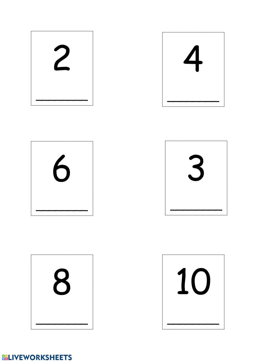 Words number 1-10 170399 | shelletteilagan_ | Live