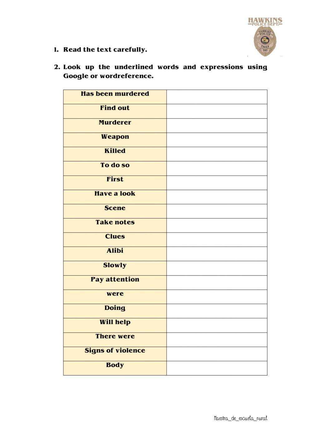Stranger Kids 1 worksheet | Live Worksheets