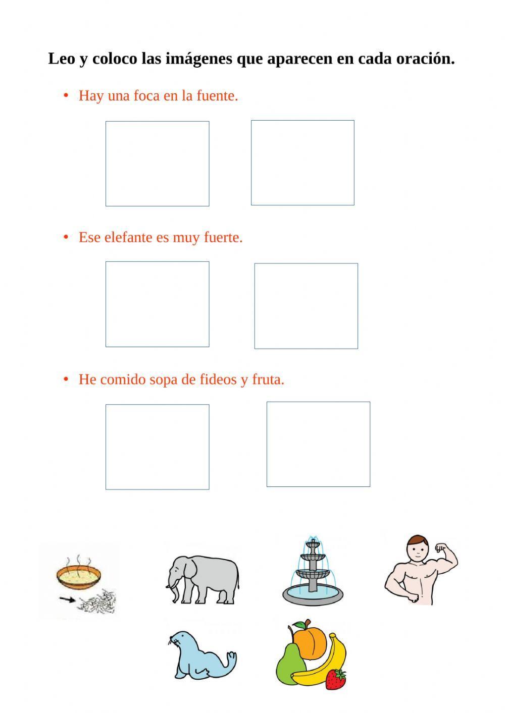 Letra f online exercise | Live Worksheets