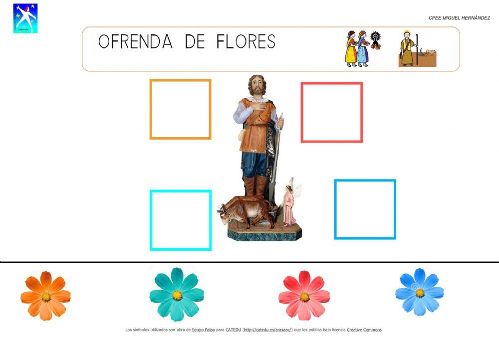 Ofrenda floral San Isidro worksheet | Live Worksheets