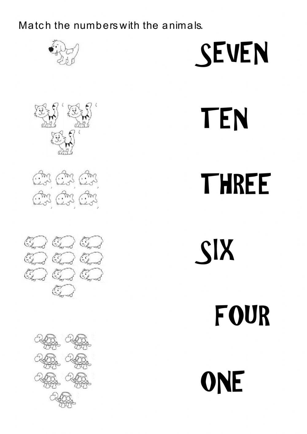 Pets interactive exercise for Pre-Primary | Live Worksheets