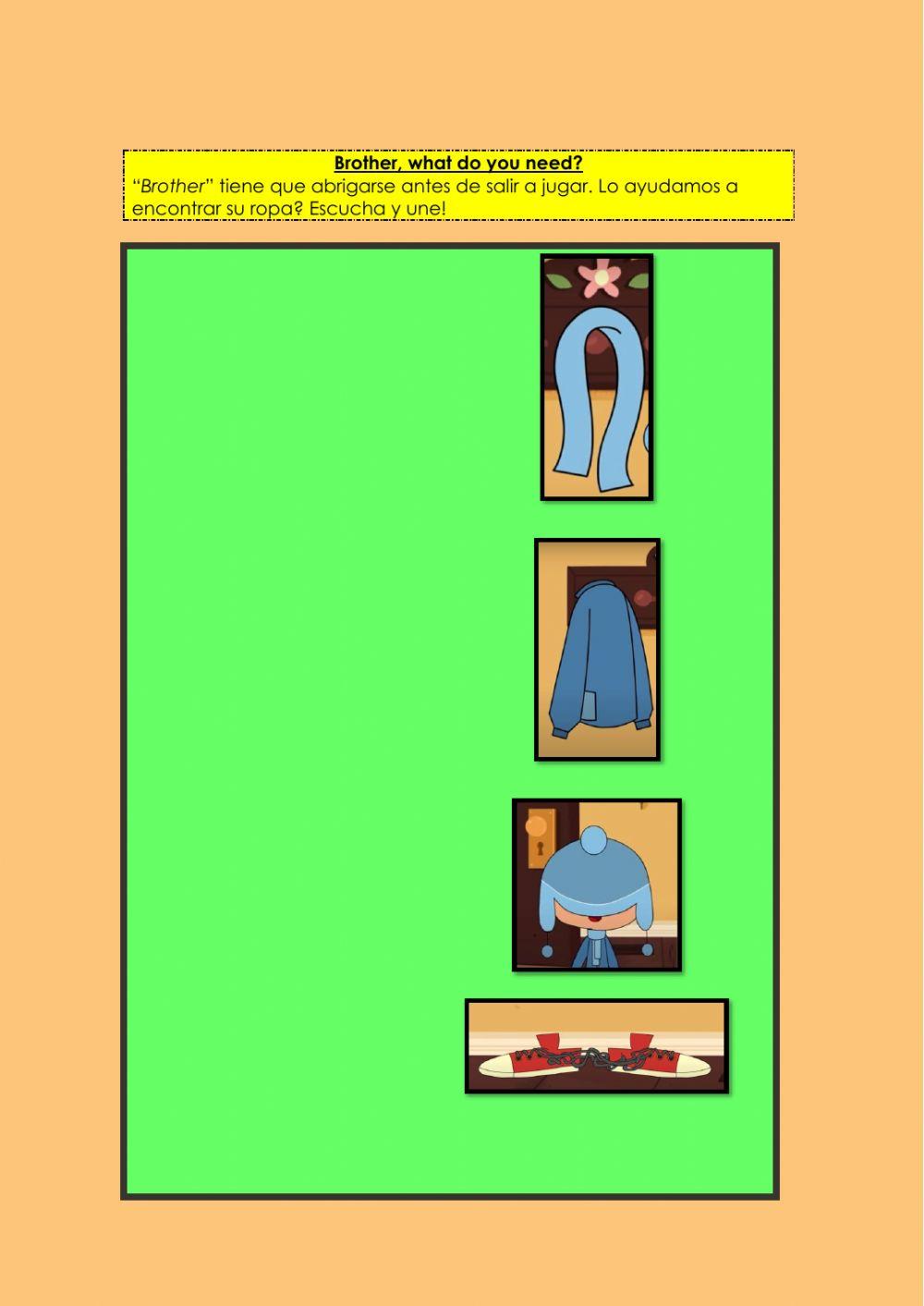 Brother, what do you need? worksheet | Live Worksheets