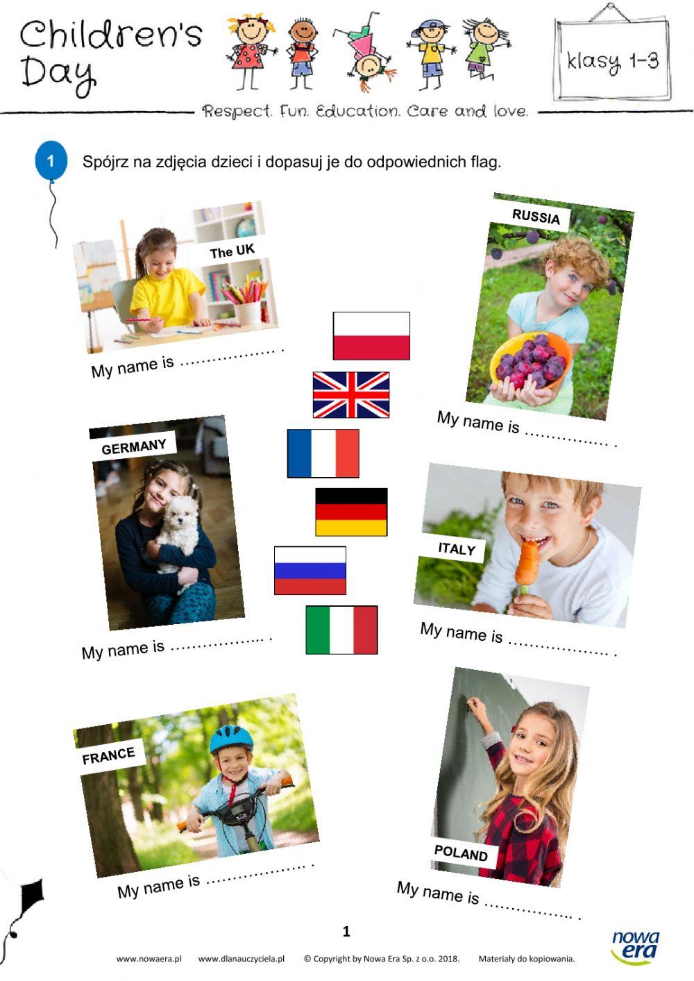 Children's Day online exercise for | Live Worksheets