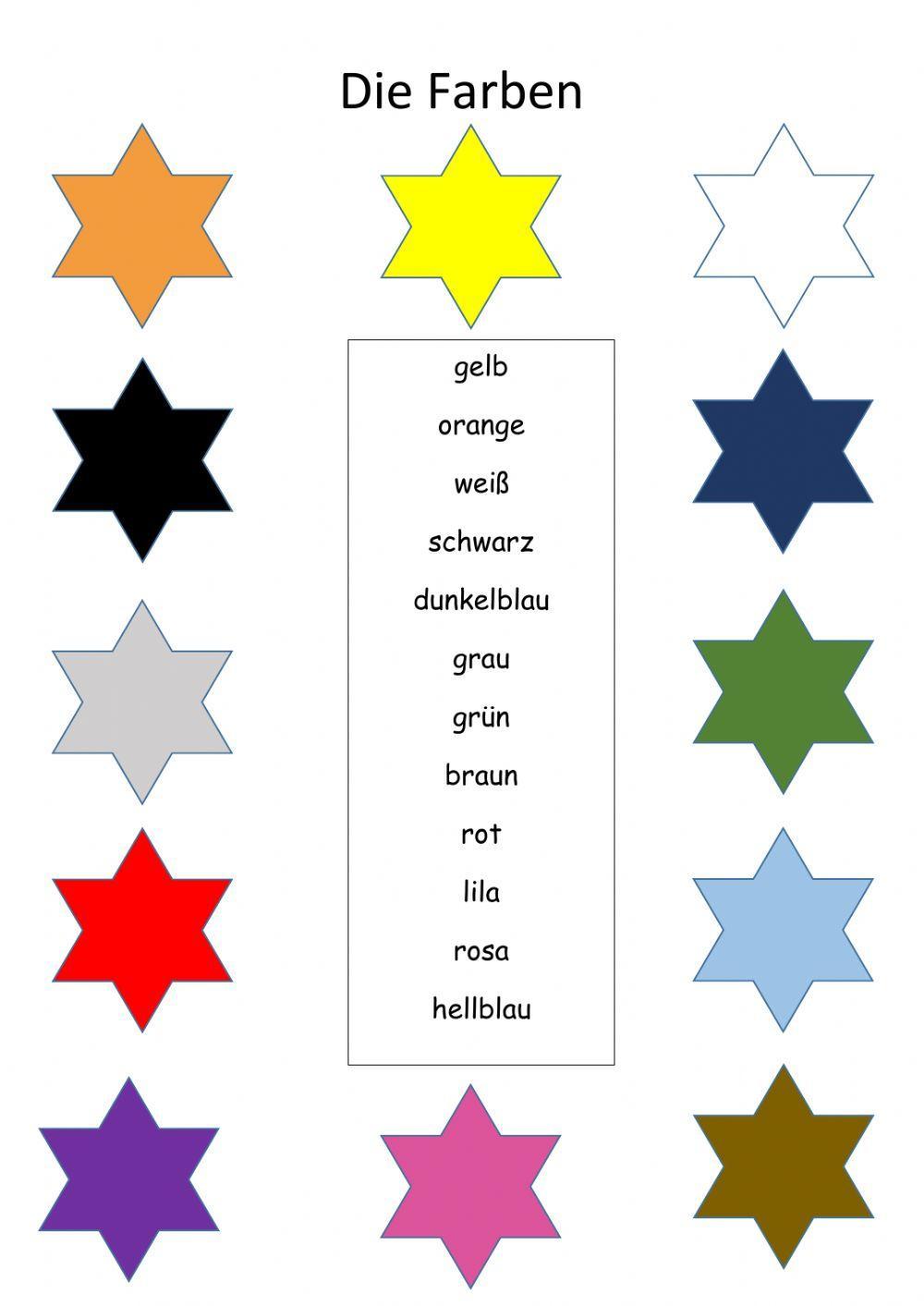 Die Farben | Free Interactive Worksheets | 245363