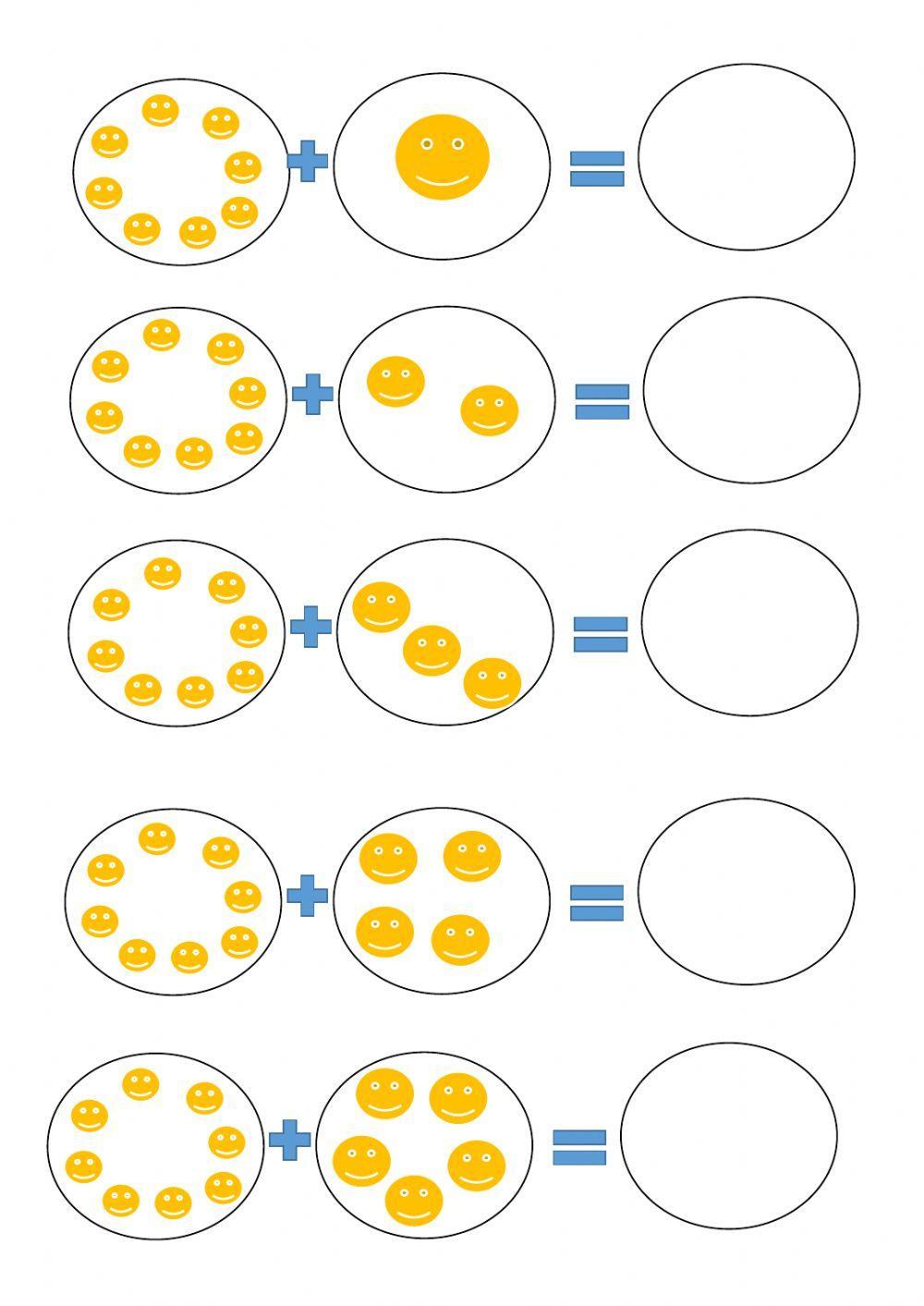 Suma sencilla interactive worksheet | Live Worksheets