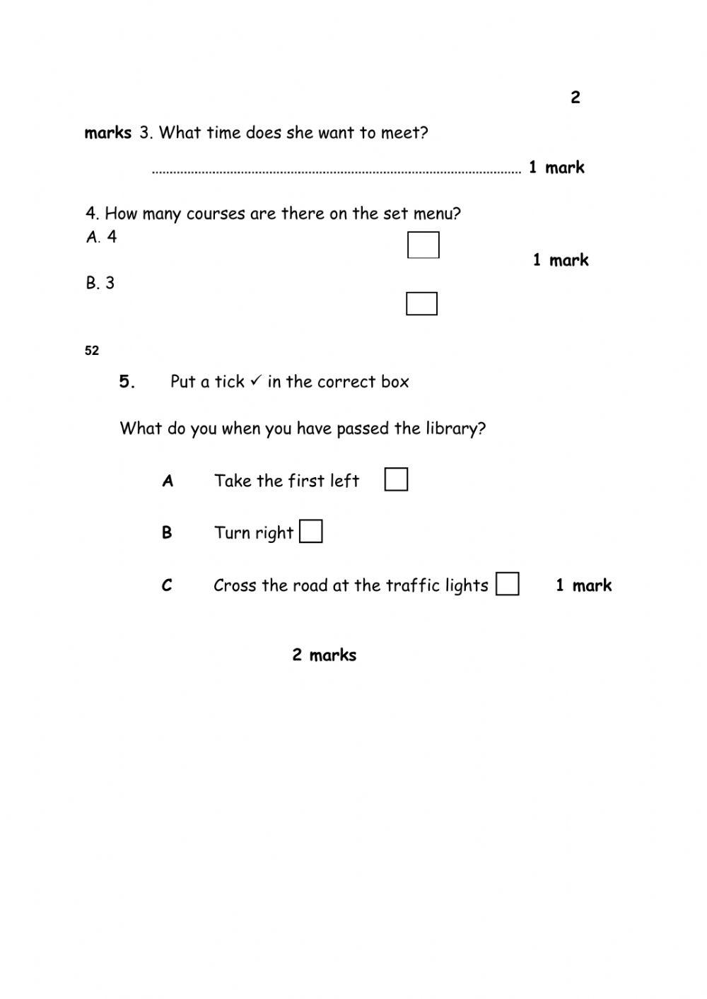Entry 2 Reading Task A - Eating out online exercise for | Live Worksheets