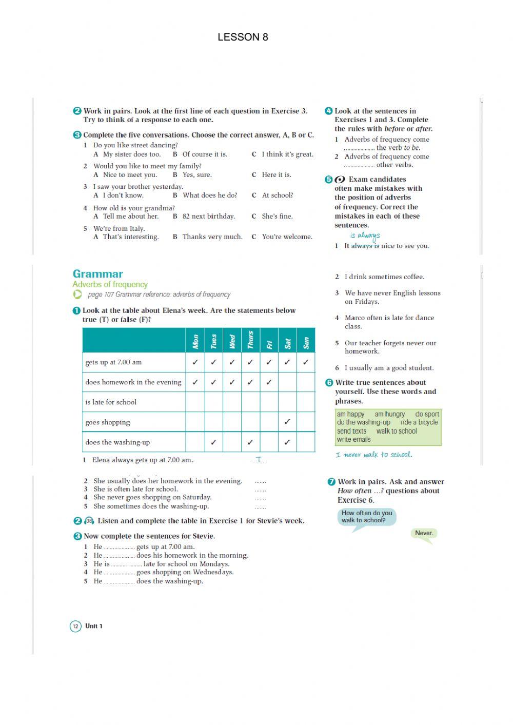Present Simple and Present continuous free worksheet | Live Worksheets