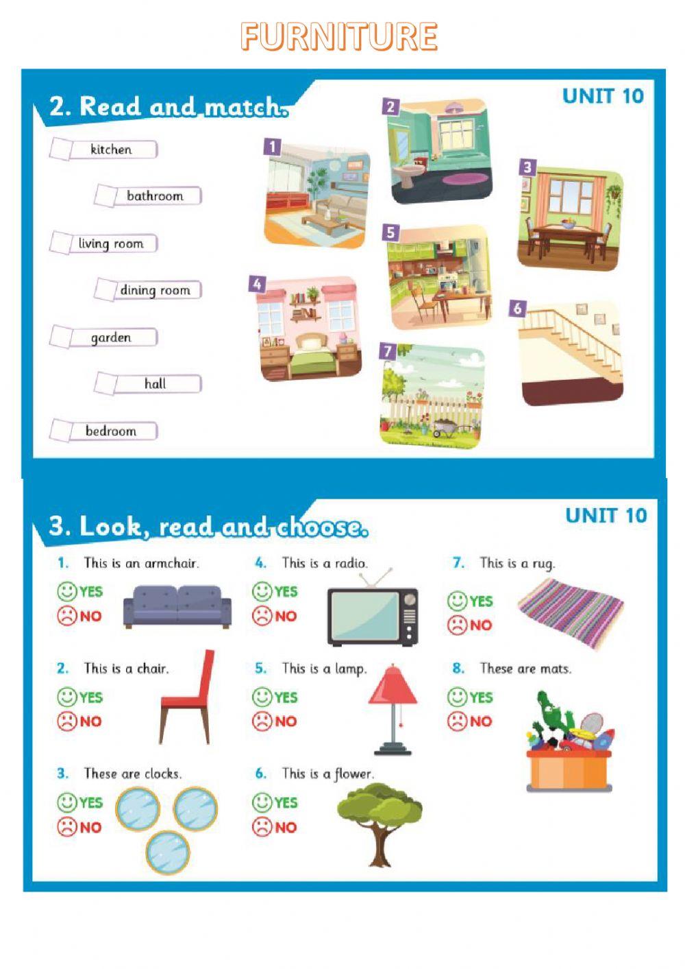 Home online exercise for 2 | Live Worksheets