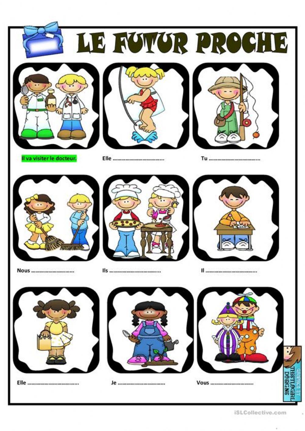 Futur Proche | Free Interactive Worksheets | 5773436