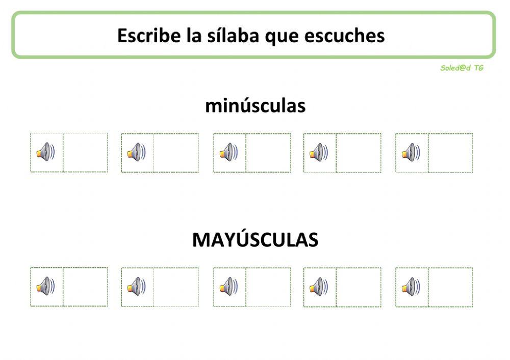Sílaba ma me mi… | Free Interactive Worksheets | 247077