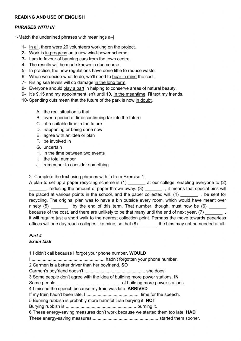 266640 | Compact first | profemarta20 | LiveWorksheets