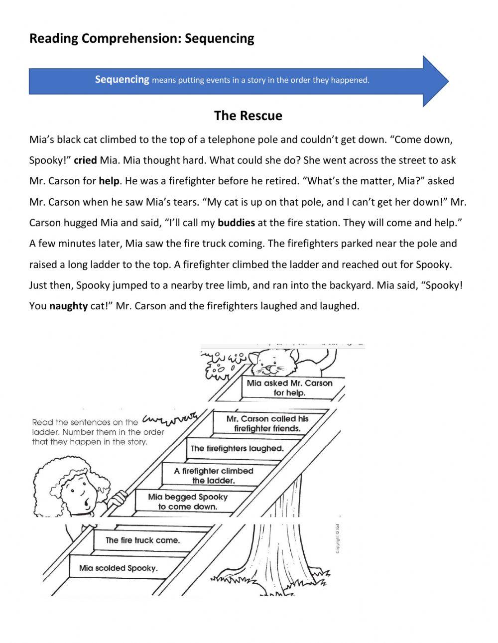 Sequencing Grade 2 online exercise for | Live Worksheets