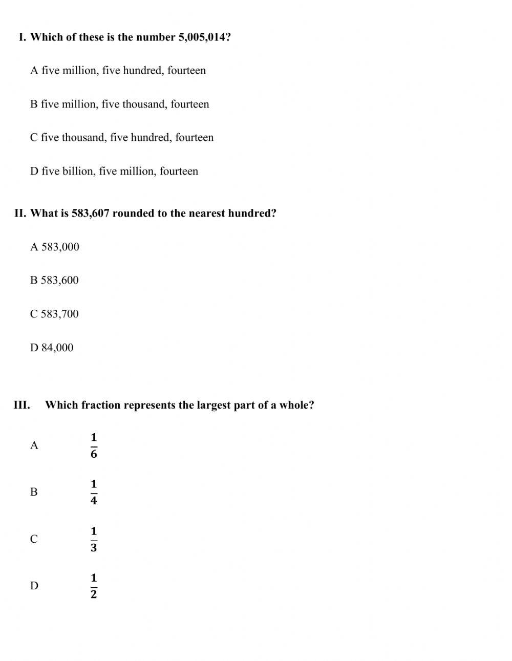 Math Placement Test For Grade 6 Online Exercise For Live Worksheets math-placement-test-for-grade-6-online-exercise-for-live-worksheets
