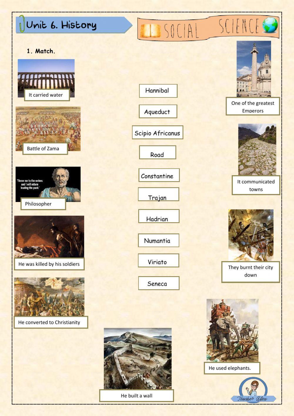 Romans | Free Interactive Worksheets | 267175