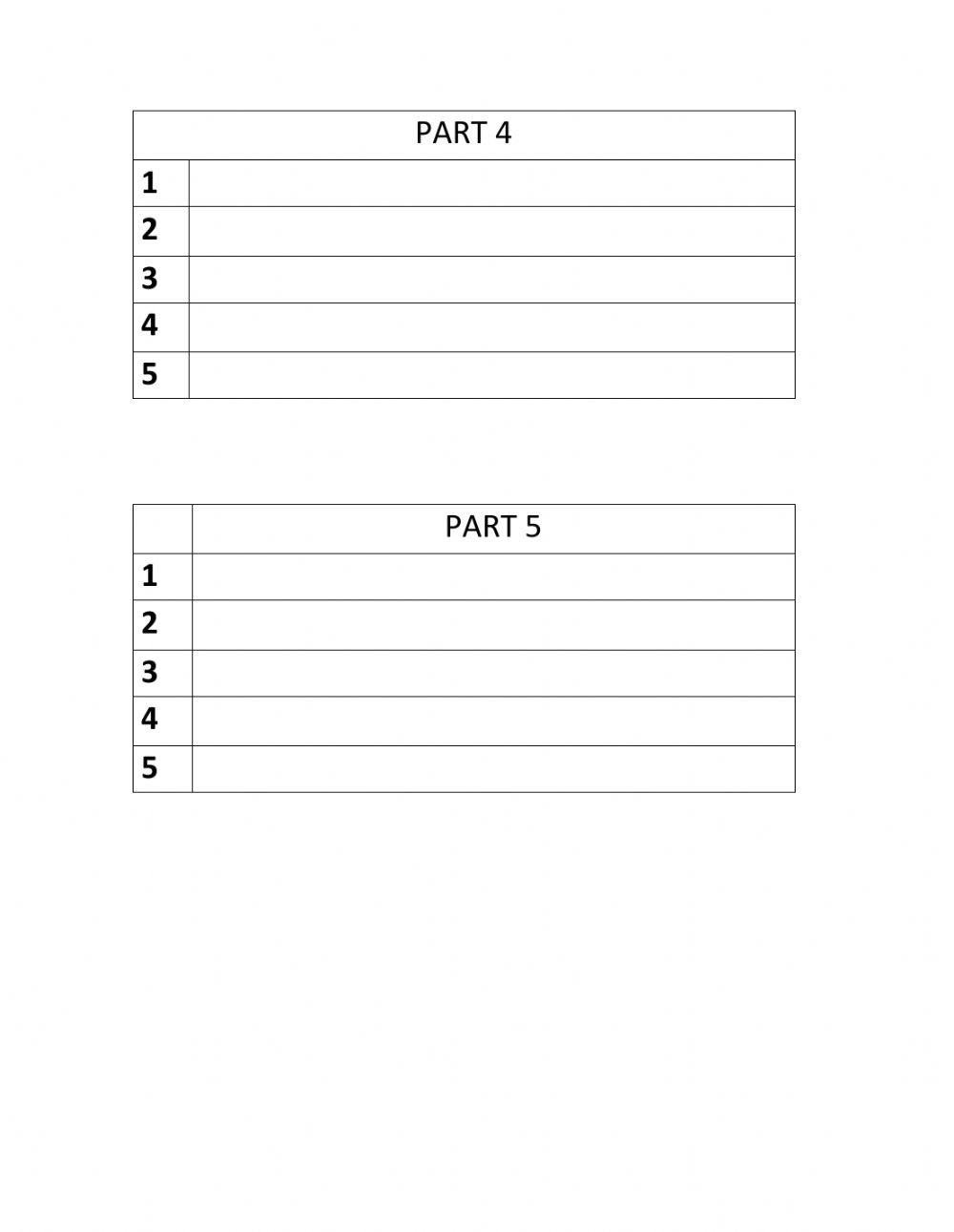 Ket answer sheet 267401 | anthonydeza | Live Worksheets