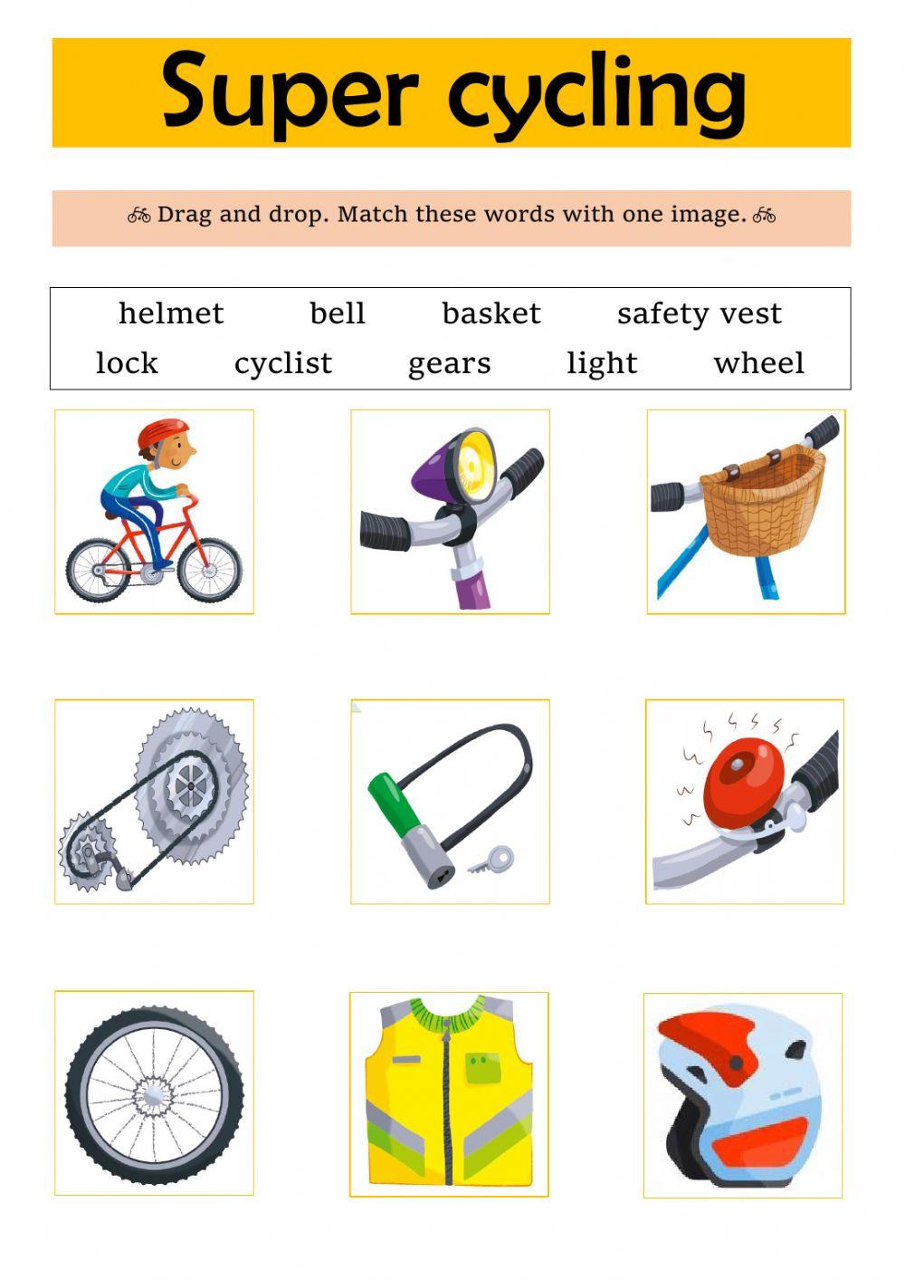 Safe cycling | Free Interactive Worksheets | 268510