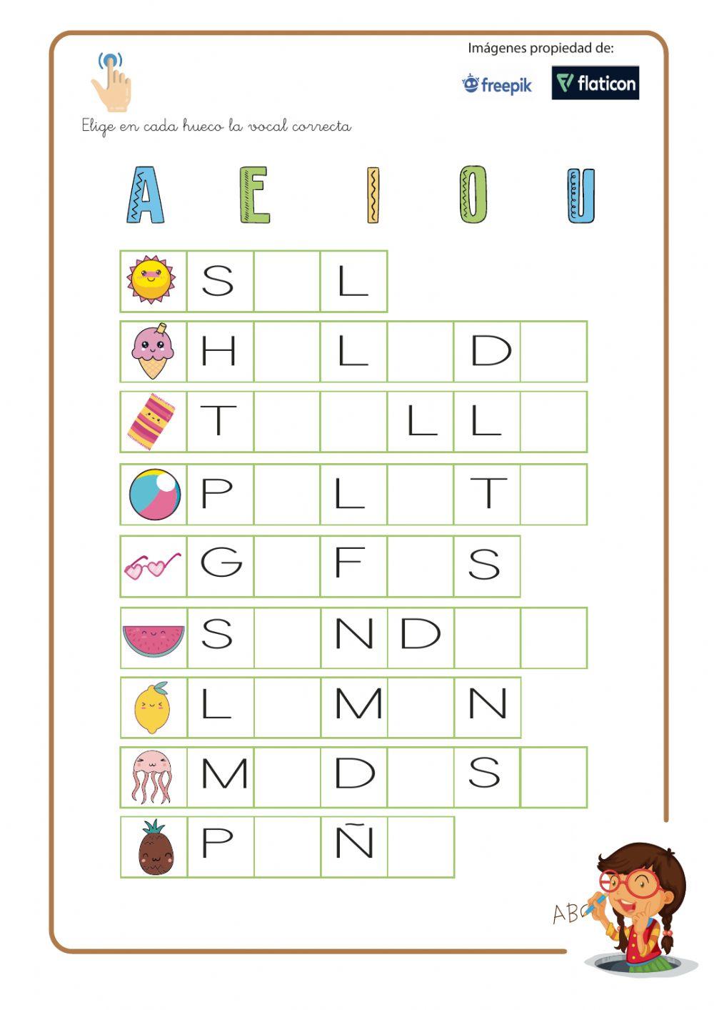 ¿Qué letra falta? worksheet | Live Worksheets