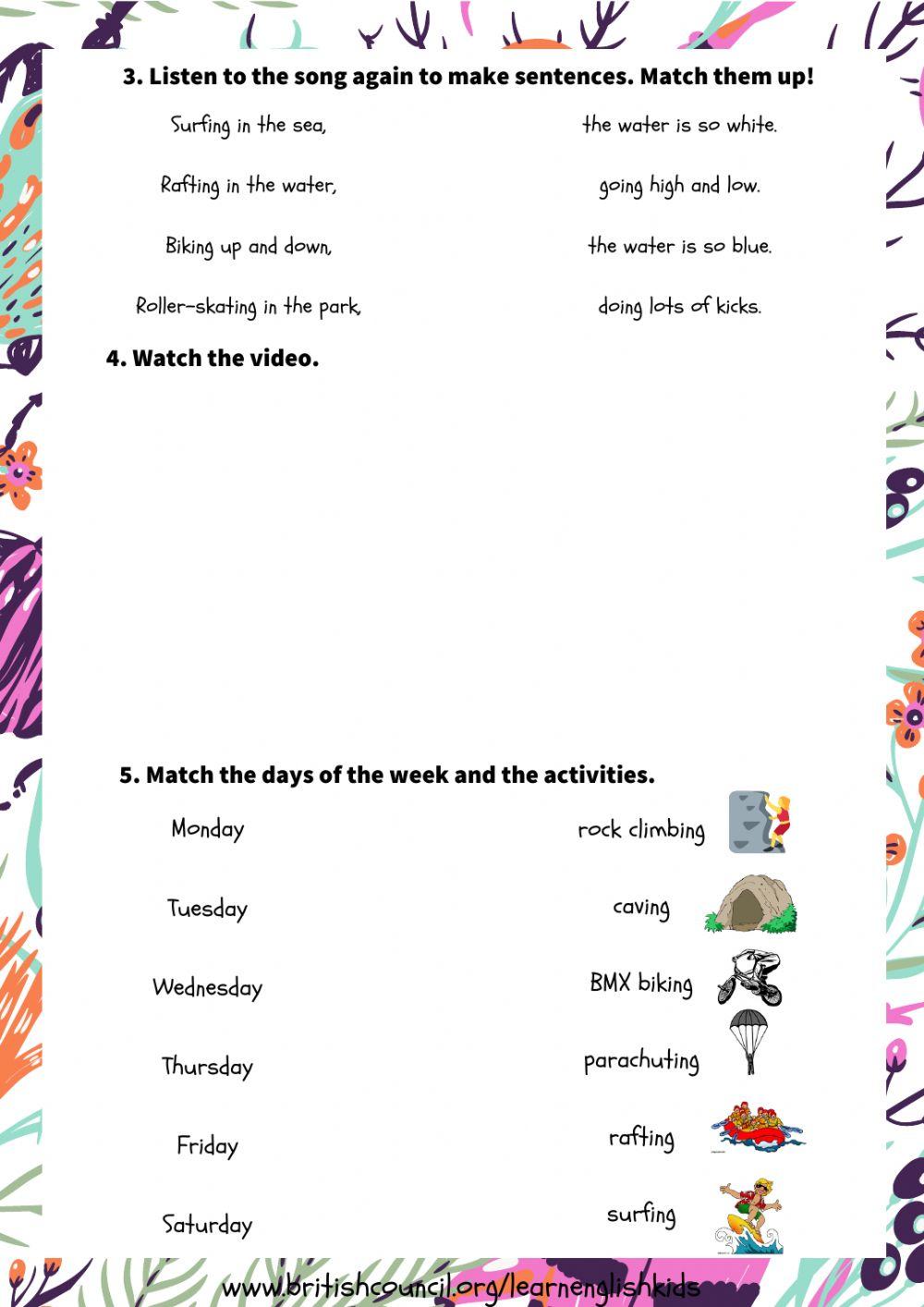 Busy buzz worksheet | Live Worksheets