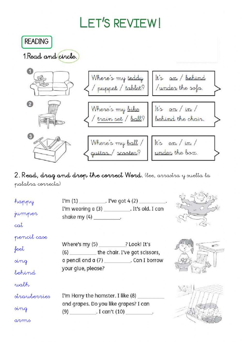 Review 1º Worksheet Live Worksheets