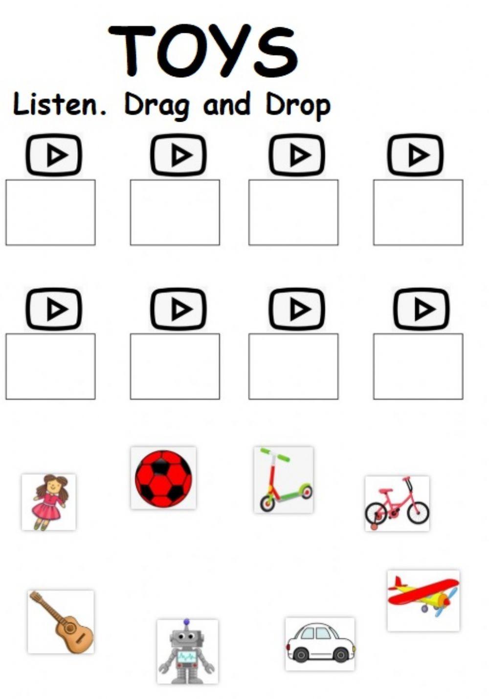 Toys online exercise for primary 1 and primary 2 | Live Worksheets