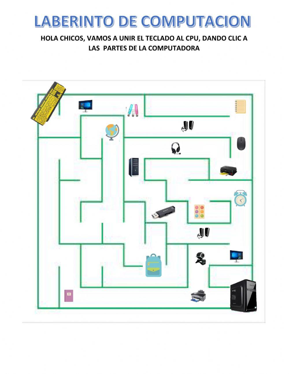 laberinto de primero computacion | NORA SILVIA CASTILLO