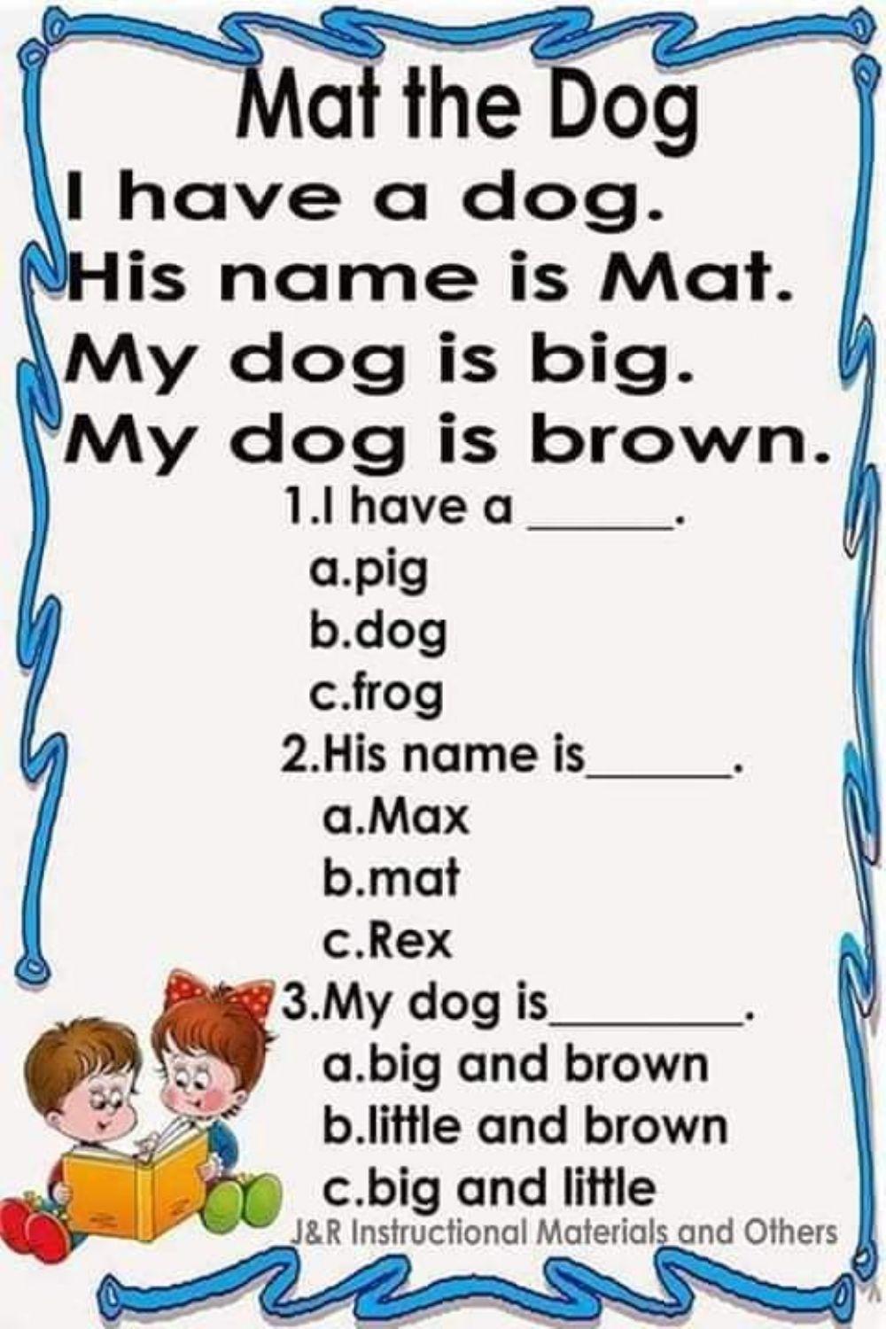 Reading Compreh… | Free Interactive Worksheets | 271927