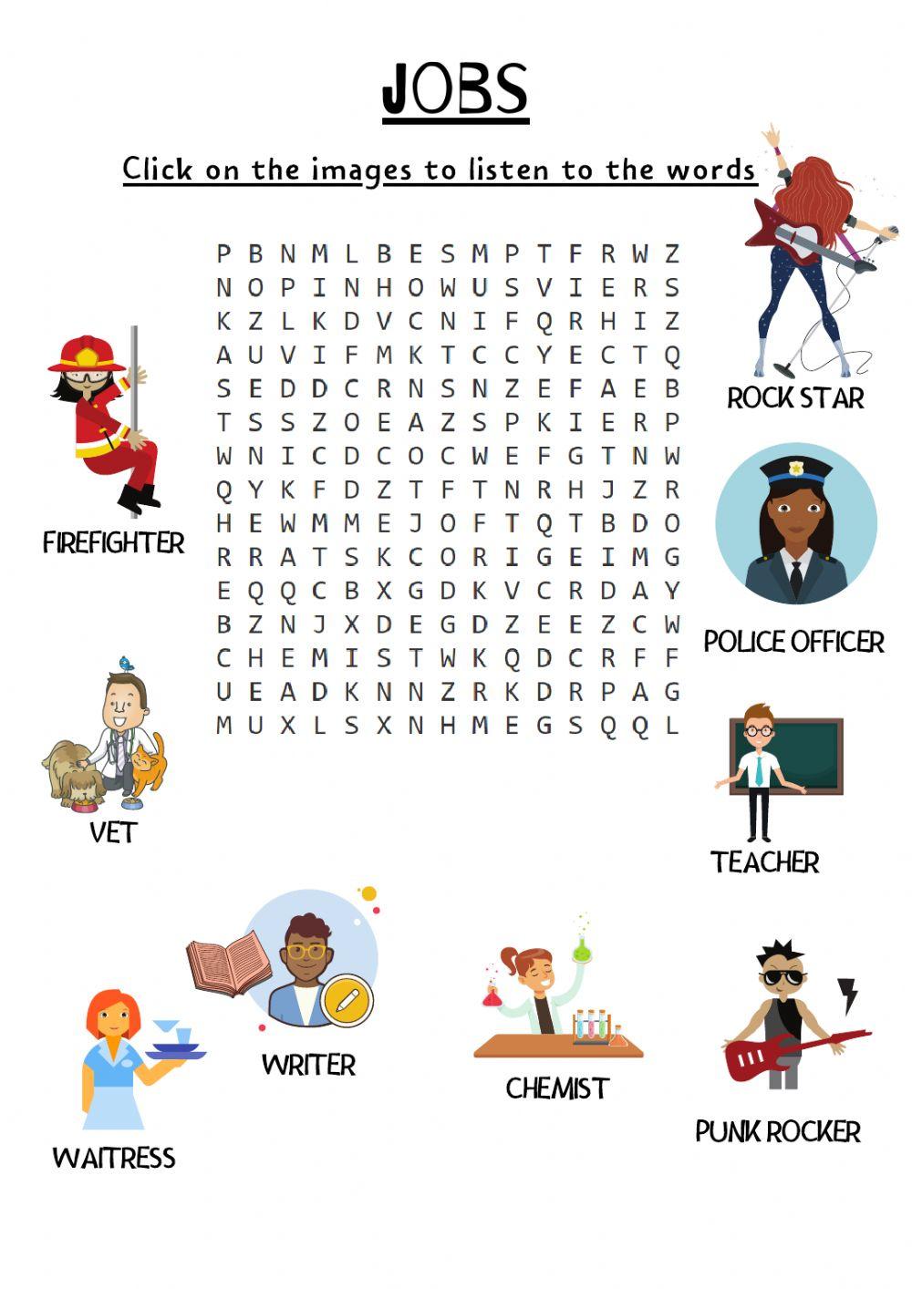 JOBS Wordsearch Worksheet Live Worksheets jobs-wordsearch-worksheet-live-worksheets