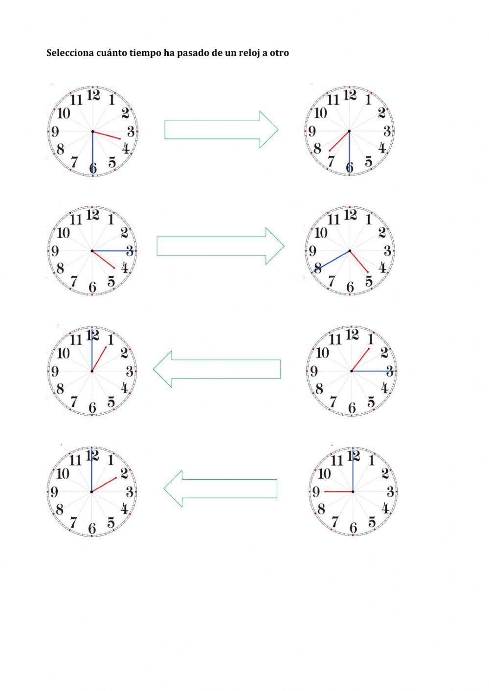 Hojas De Trabajo Para Calcular Intervalos De Tiempo Las 9 Mejores