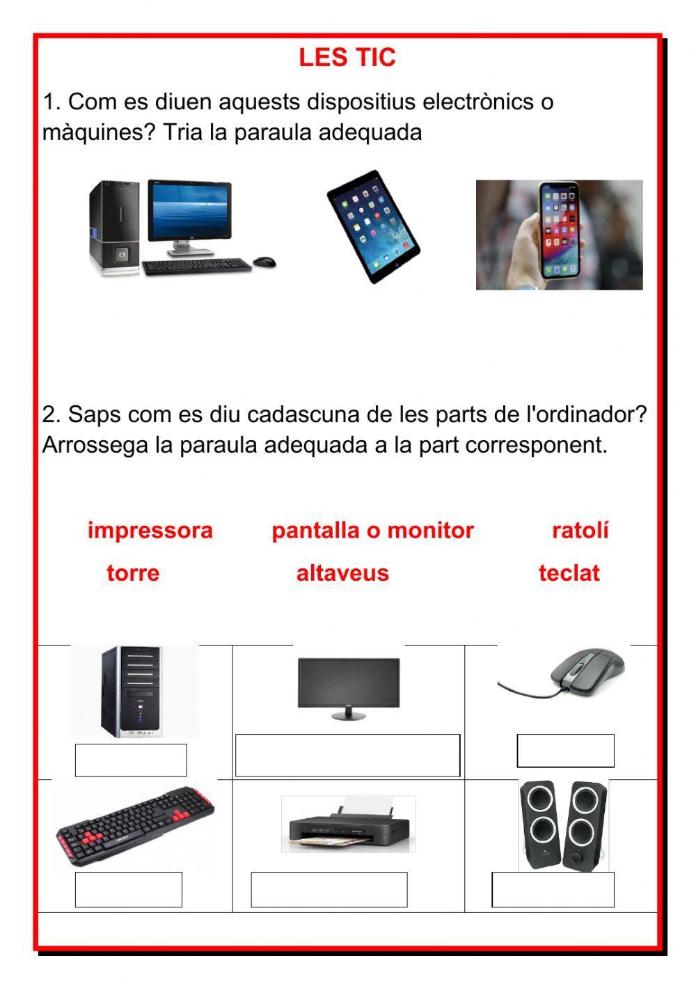 272600 | Les TIC | Paquivalfor | LiveWorksheets