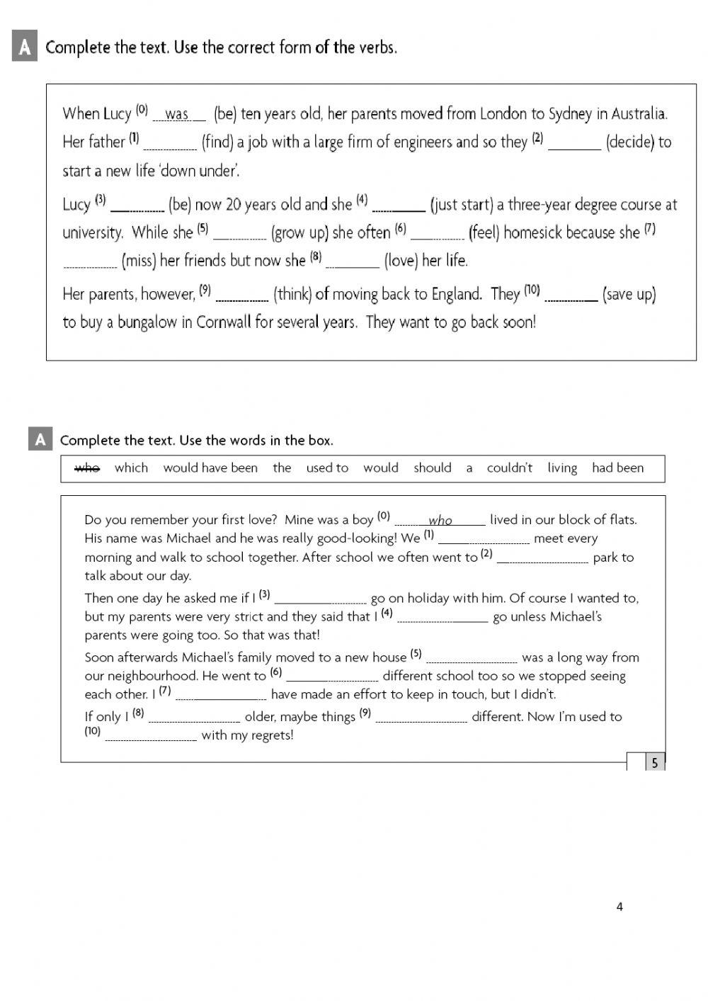 access 4 final test worksheet | Live Worksheets