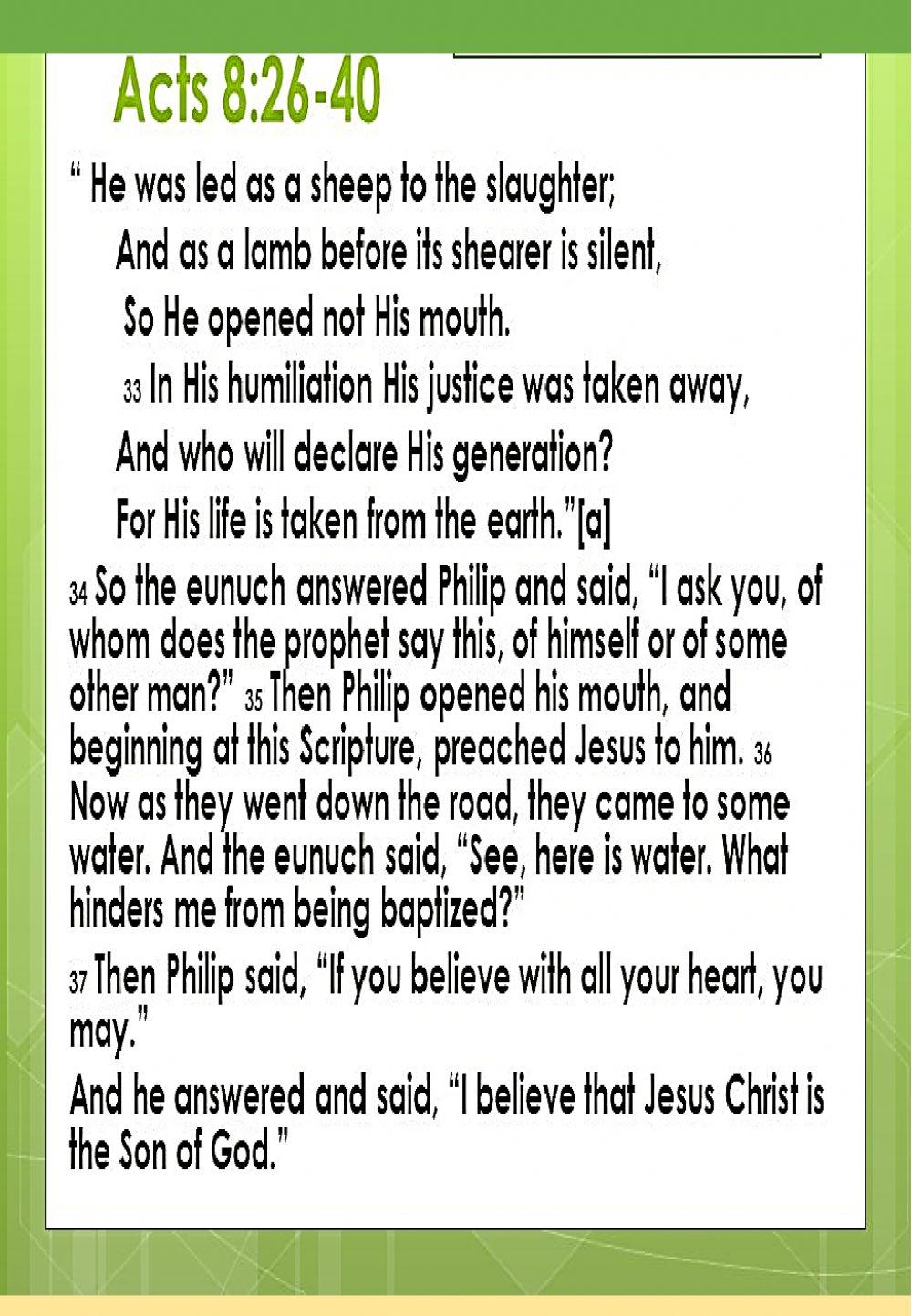 Bible - Tuesday - 18 worksheet | Live Worksheets